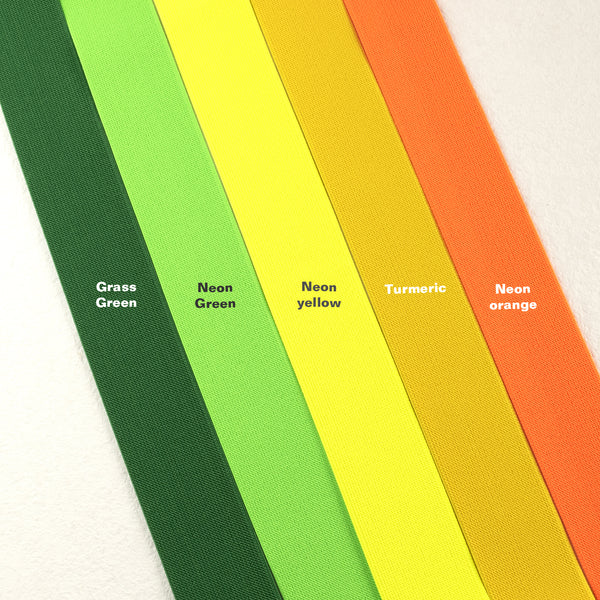 2" 50mm wide Solid Colored Waistband Elastic by the Yard | strapcrafts