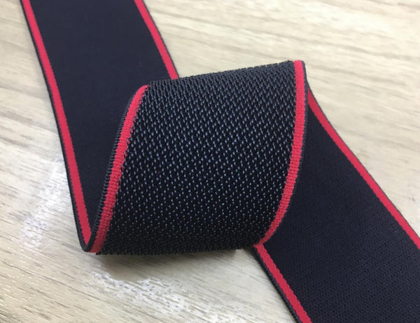 2 inch (50mm) Wide Soft Colorful Thick Elastic Band with Velcro Hook ...